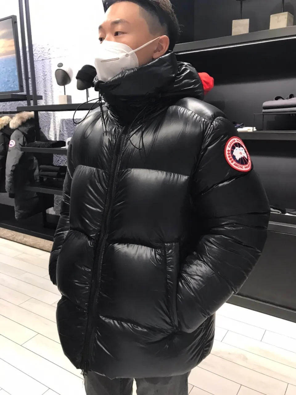 캐나다구스 남성 크로프톤 푸퍼 경량 덕다운 패딩 CROFTON PUFFER | 크로켓