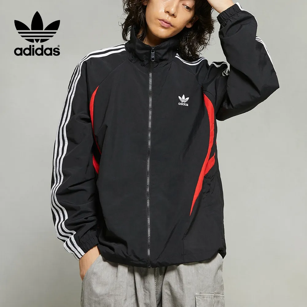 아디다스 자켓 오리지널 아카이브 트랙탑 블랙 스칼렛 IY2092 | 크로켓