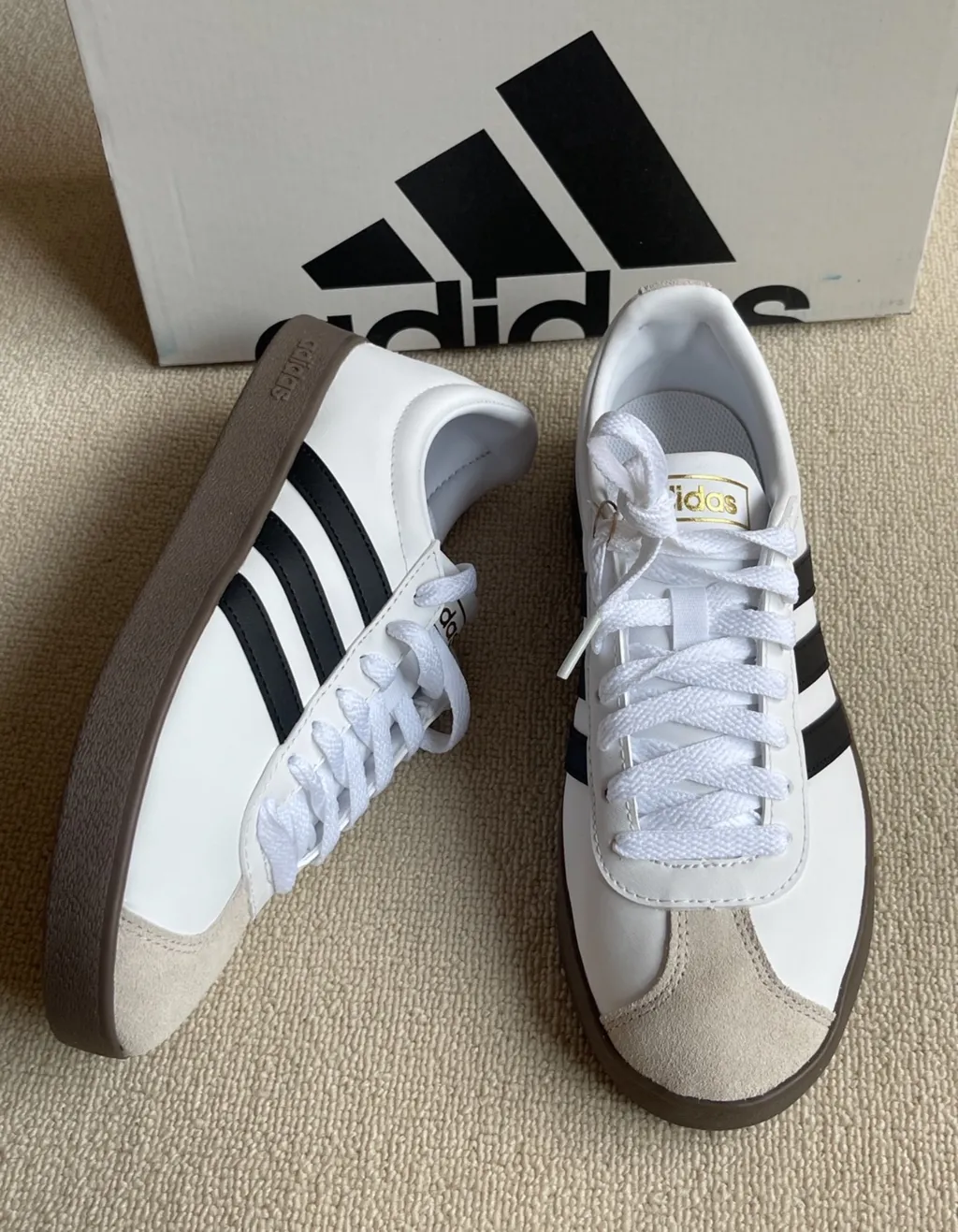 [빠른 출고] 아디다스 네오 VL 코트 2.0 스니커즈 화이트 블랙 흰검 ID6015 | 상품 상세 | 크로켓