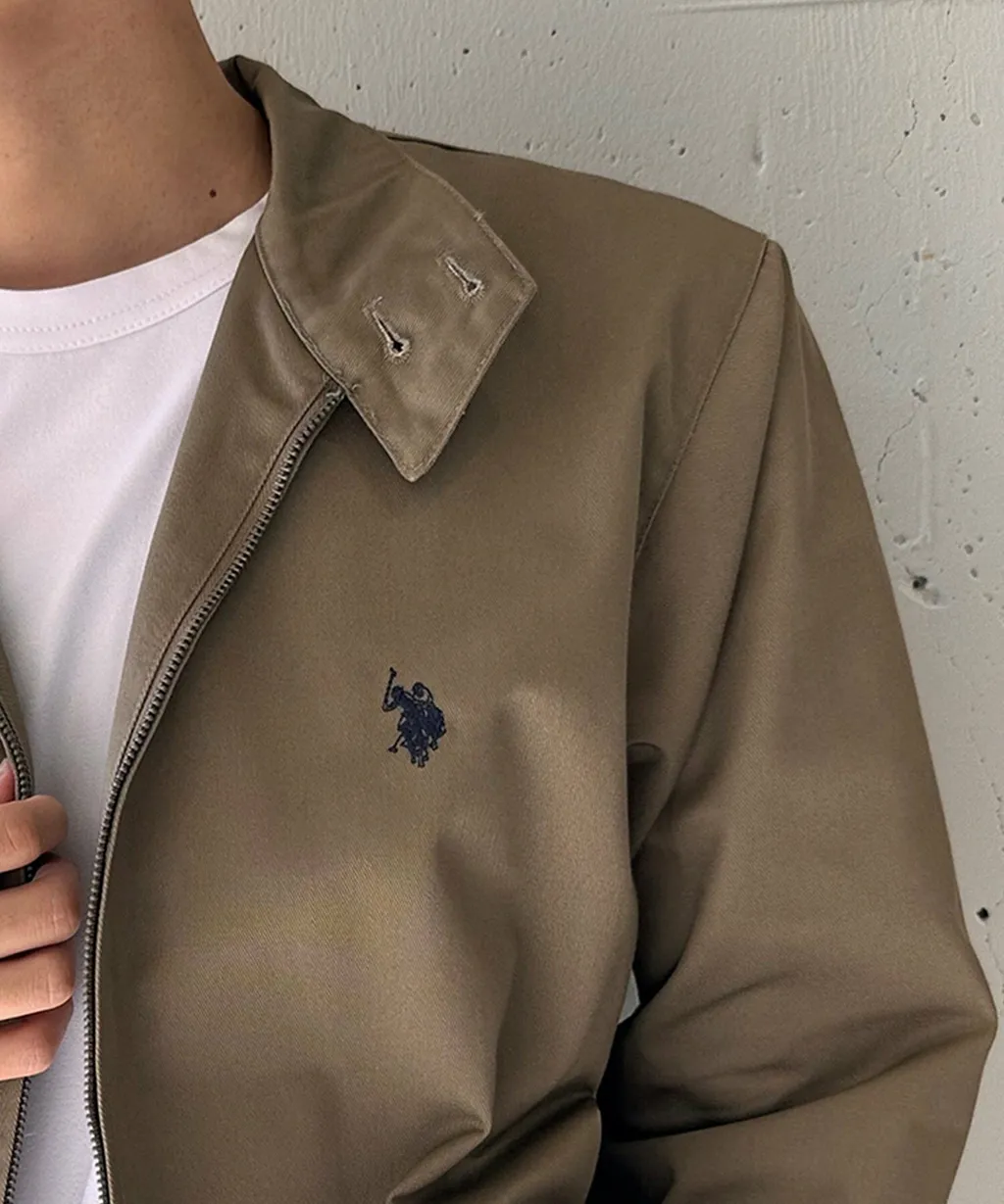 U.S. Polo Assn 폴로 남성 90's 헤비트윌 드리즐 재킷 | 크로켓