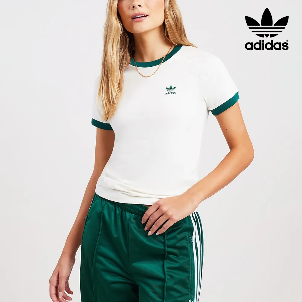 아디다스 반팔 오리지널 VRCT 티셔츠 오프 화이트 그린 IN4110 여성 반팔티 | 상품 상세 | 크로켓