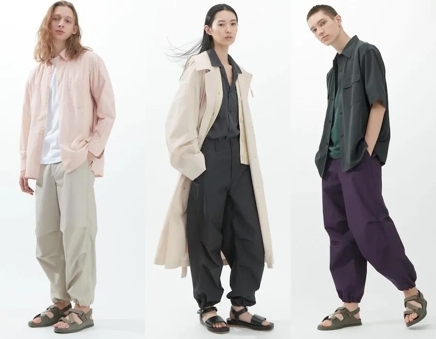 유니클로 와이드 핏파라슈트 팬츠 남녀공용 3컬러 | 상품 상세 | 크로켓