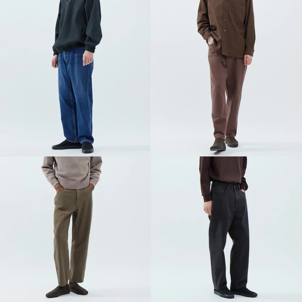 유니클로 U 23FW 남성 릴렉스 핏 진 팬츠 4색상 | 크로켓