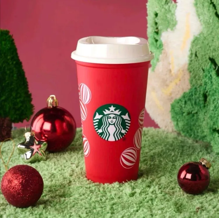 스타벅스 중국 2024 크리스마스MD 리유저블 플라스틱 컵 473ml | 상품 상세 | 크로켓