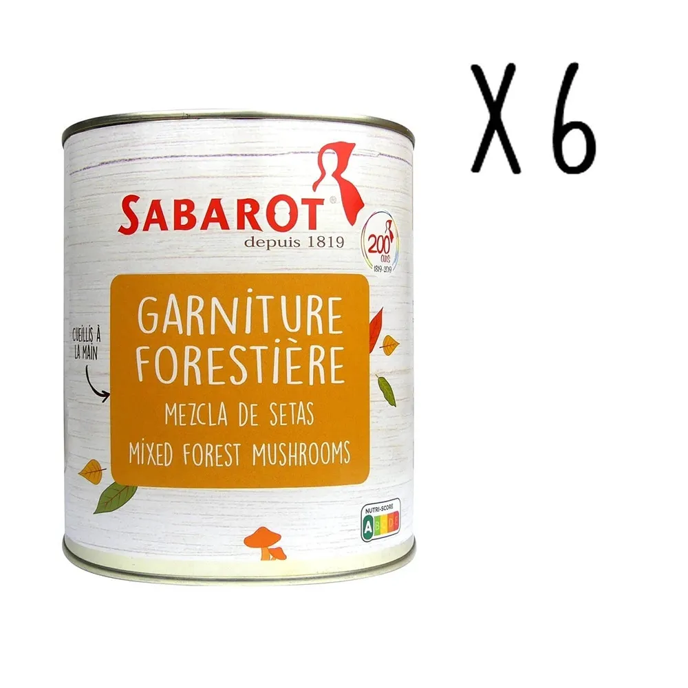 SABAROT 포레스트 가니시 455g 6팩 Sabarot - Lot X6 Forest Garnish - Can 455g | 상품 상세 | 크로켓