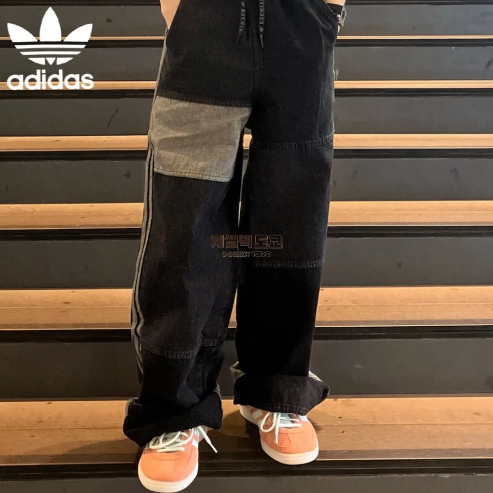 아디다스 크세니아슈나이더 데님 청바지 패치워크 워싱 블랙 IS0514 | 상품 상세 | 크로켓