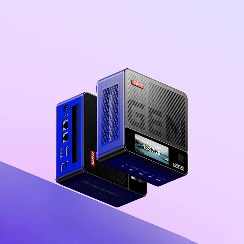 AOOSTAR GEM12 ProMax 미니PC AMD R7 8845HS 베어본PC 오큘링크지원 OS포함 32G+1TB PCI ...