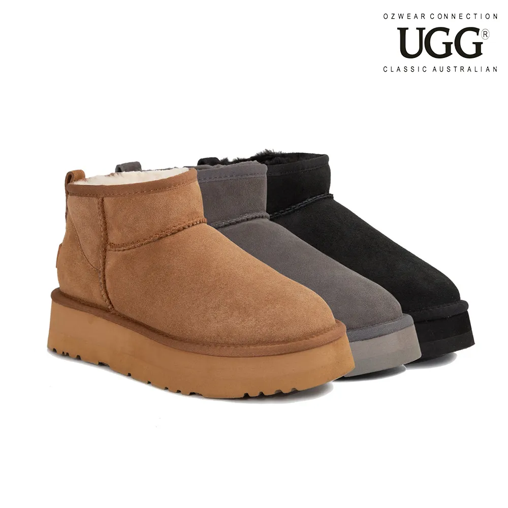어그 부츠 호주 플랫폼 울트라미니 클래식 양털 오즈웨어 OB658P | 상품 상세 | 크로켓