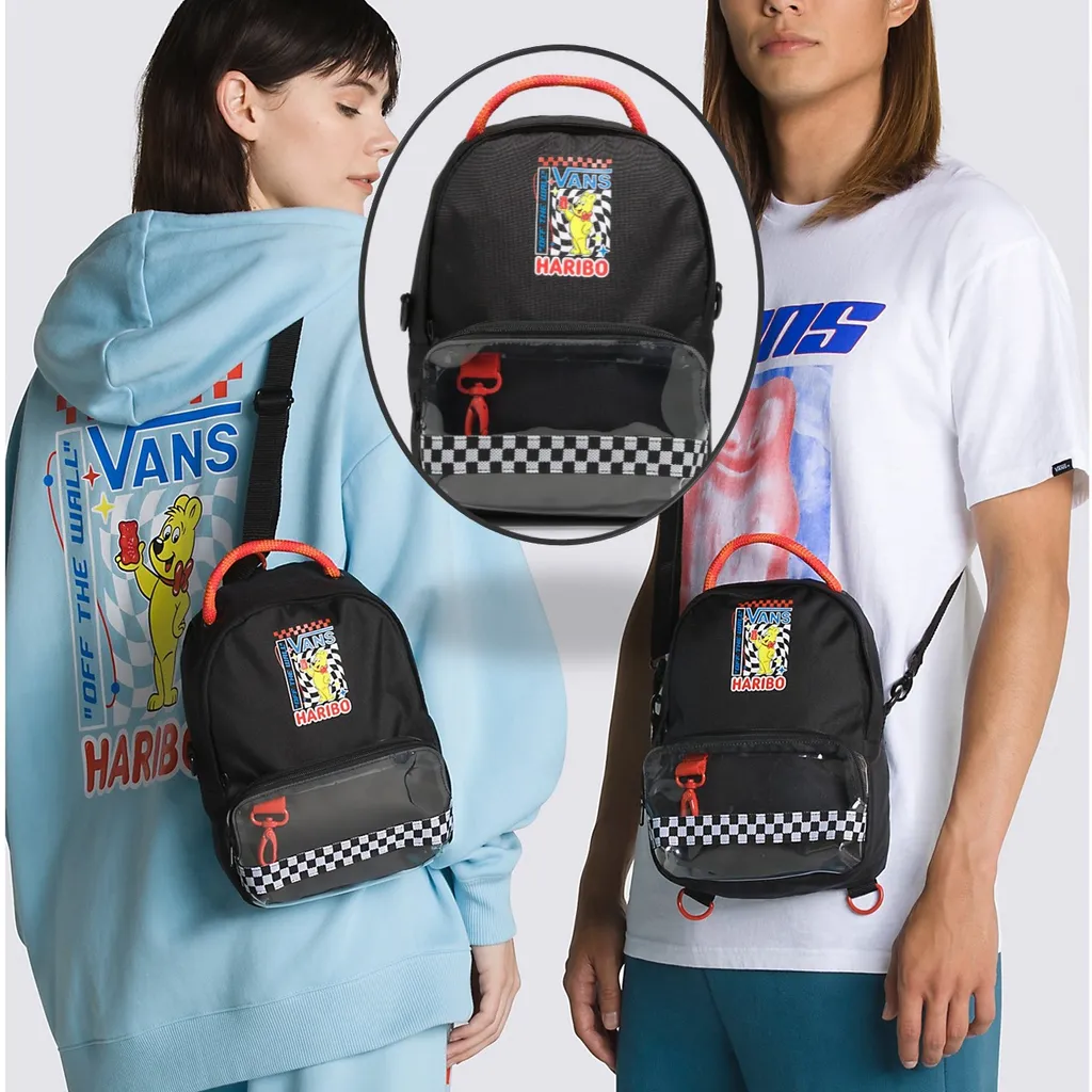 [한정판] 반스 X 하리보 미니 백팩 블랙 화이트 가방 숄더백 VANS X HARIBO MINI BACKPACK | 상품 상세 ...