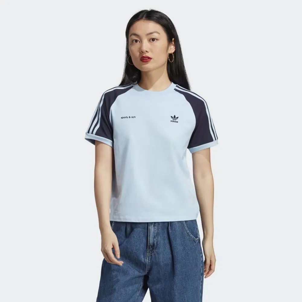 아디다스 오리지널x스포티앤리치 반팔 티셔츠 클리어 스카이 | 상품 상세 | 크로켓