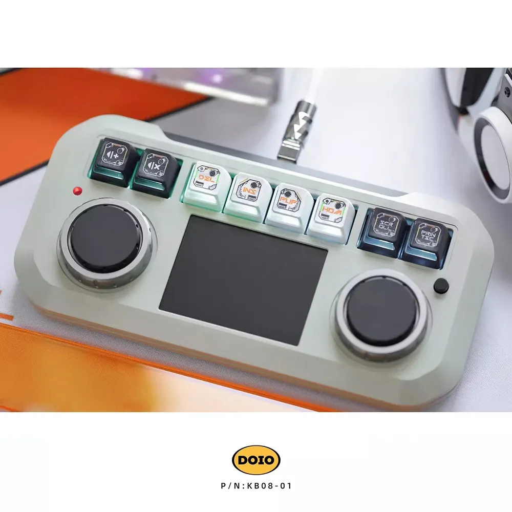 DOIO 16 키 디자이너 키패드 3개의 노브 숫자 키보드 맞춤형 OLED스크린 KB08-01 | 상품 상세 | 크로켓