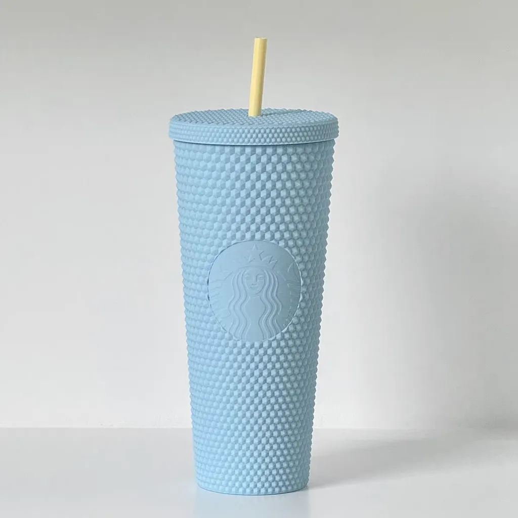 스타벅스 중국 2024 공홈 썸머MD 알파카시리즈스카이블루 지압텀블러 710ml | 상품 상세 | 크로켓