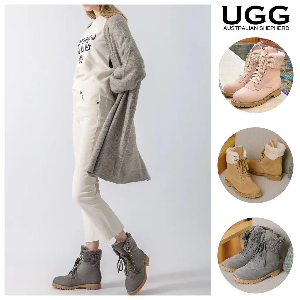 UGG 양털 부츠 가죽 에버 미나 워커 호주 어그 (3color) AS521029 | 상품 상세 | 크로켓