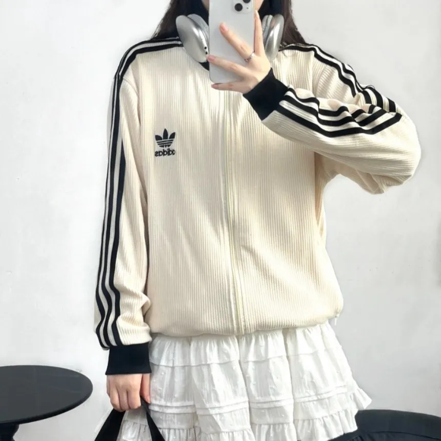 아디다스 클래식 와플 베켄바우어 트랙 탑 져지 자켓 JW0109 | 크로켓