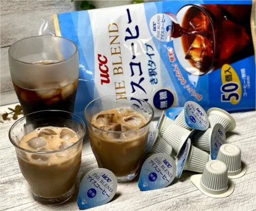 UCC 블렌드 아이스 포션 블랙 커피 무가당 무당 18g 50개입 액상 원액 아메리카노 제로 | 크로켓