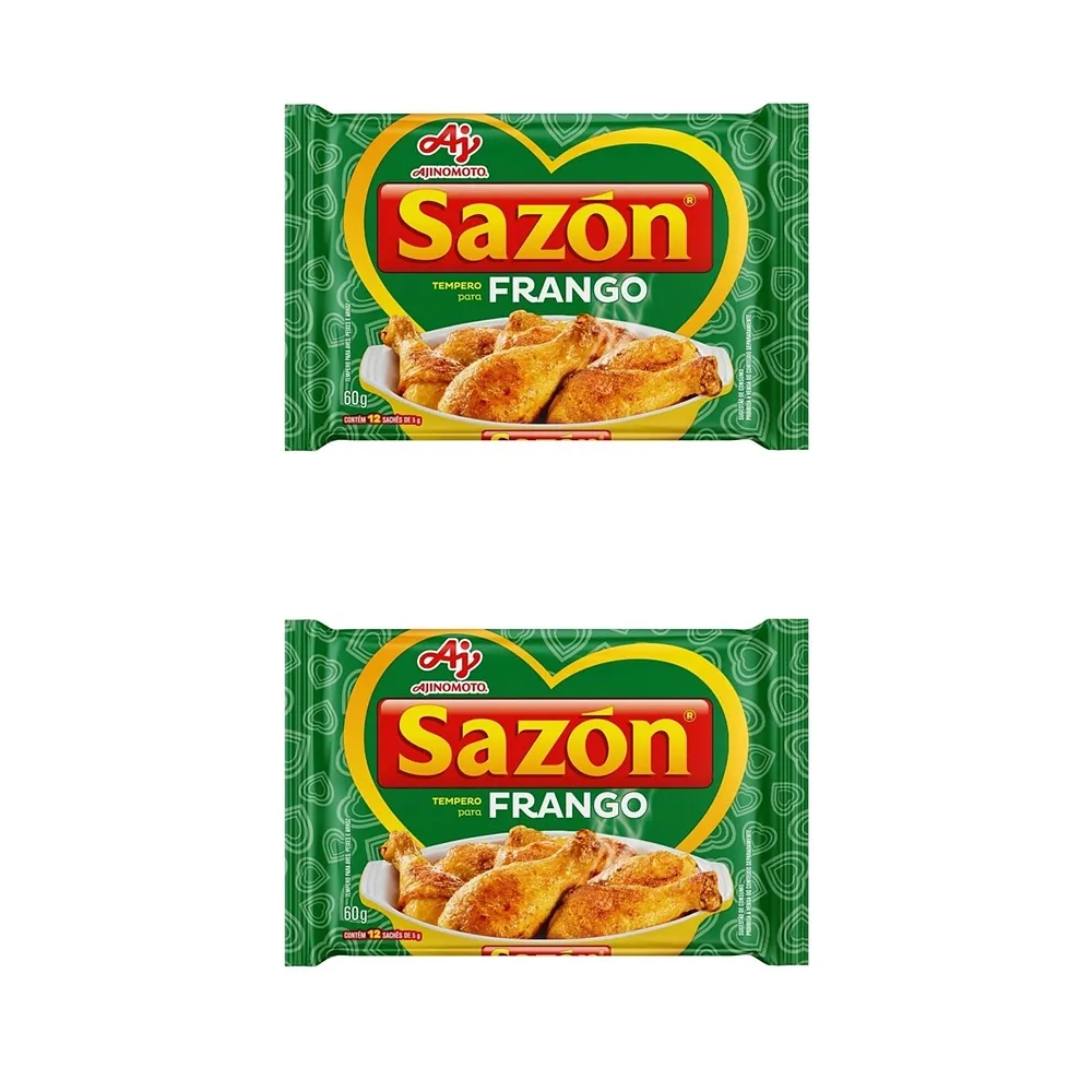 아지모토 Sazon FRANGO 시즈닝 60g 2팩 Ajinomoto General Seasoning Sazon / Fish ...