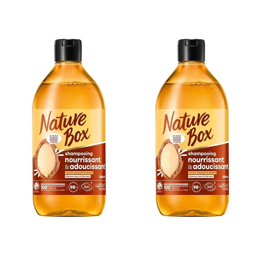 NATUREBOX 아르간 뉴트리션 샴푸 385ml 2팩 NATUREBOX Argan Nutrition Shampoo | 상품 상세 | 크로켓