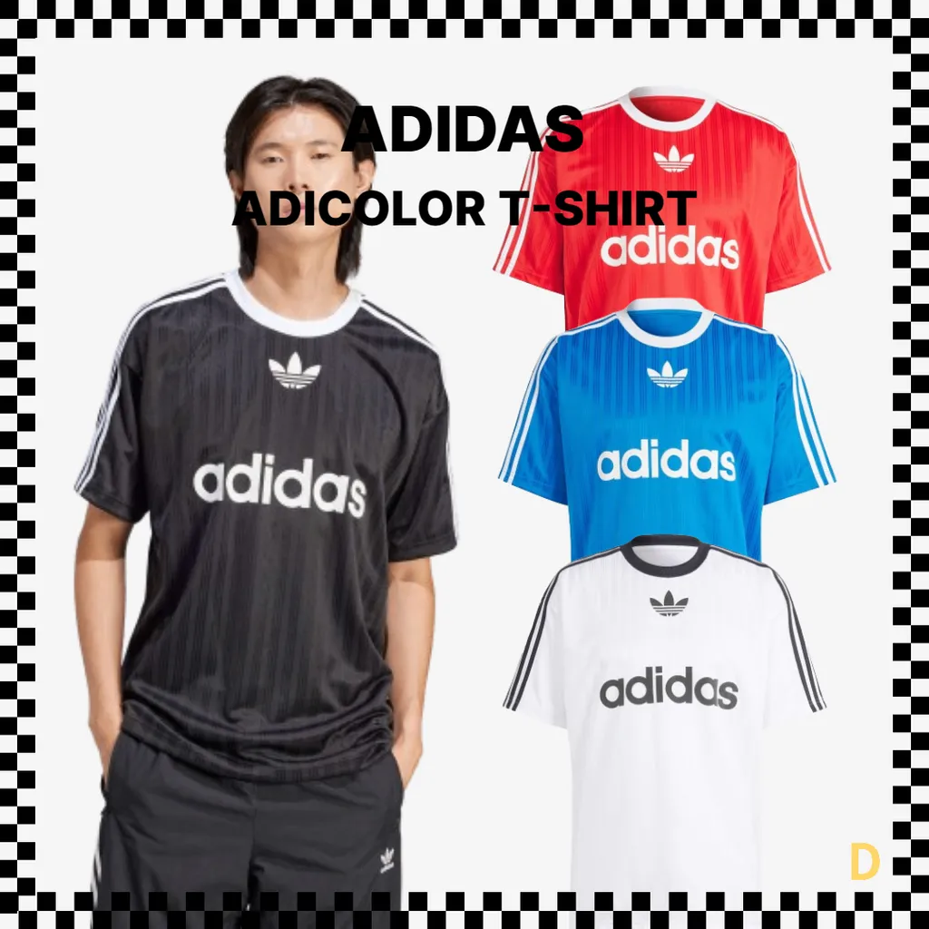 아디다스 아디컬러 블랙/화이트/블루/레드 남성 티셔츠 IU2341 IM9459 IM9456 IM9458 | 상품 상세 | 크로켓