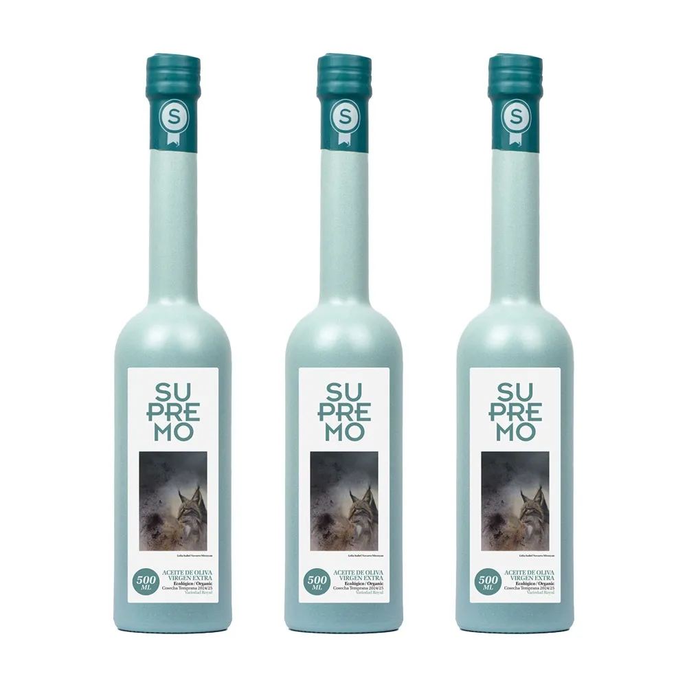 스페인 SUPREMO Royal Extra Virgin Olive Oil 수프리모 엑스트라버진 올리브오일 500ml 3팩 | 크로켓