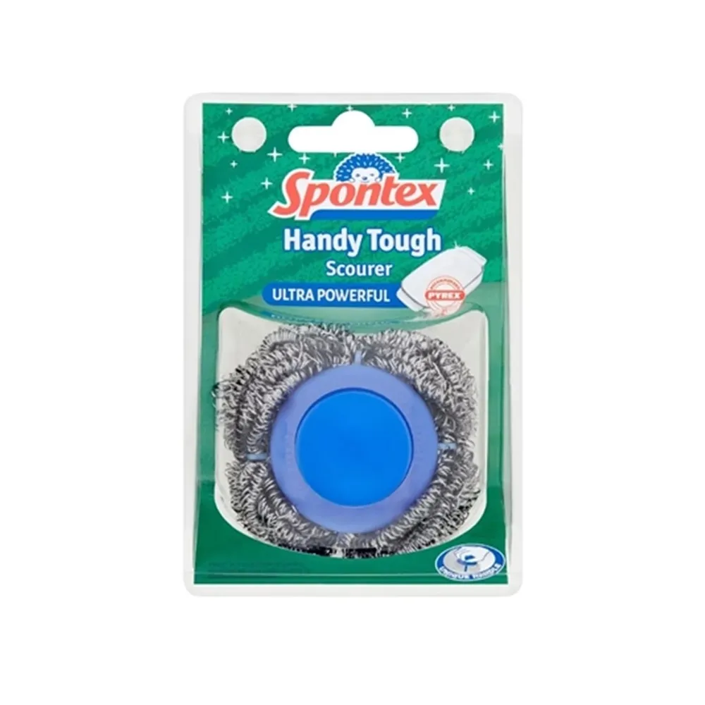 스폰텍스 핸디 터프 스카워 철 수세미 1개입 4팩 Spontex Handy Tough Scourer | 크로켓