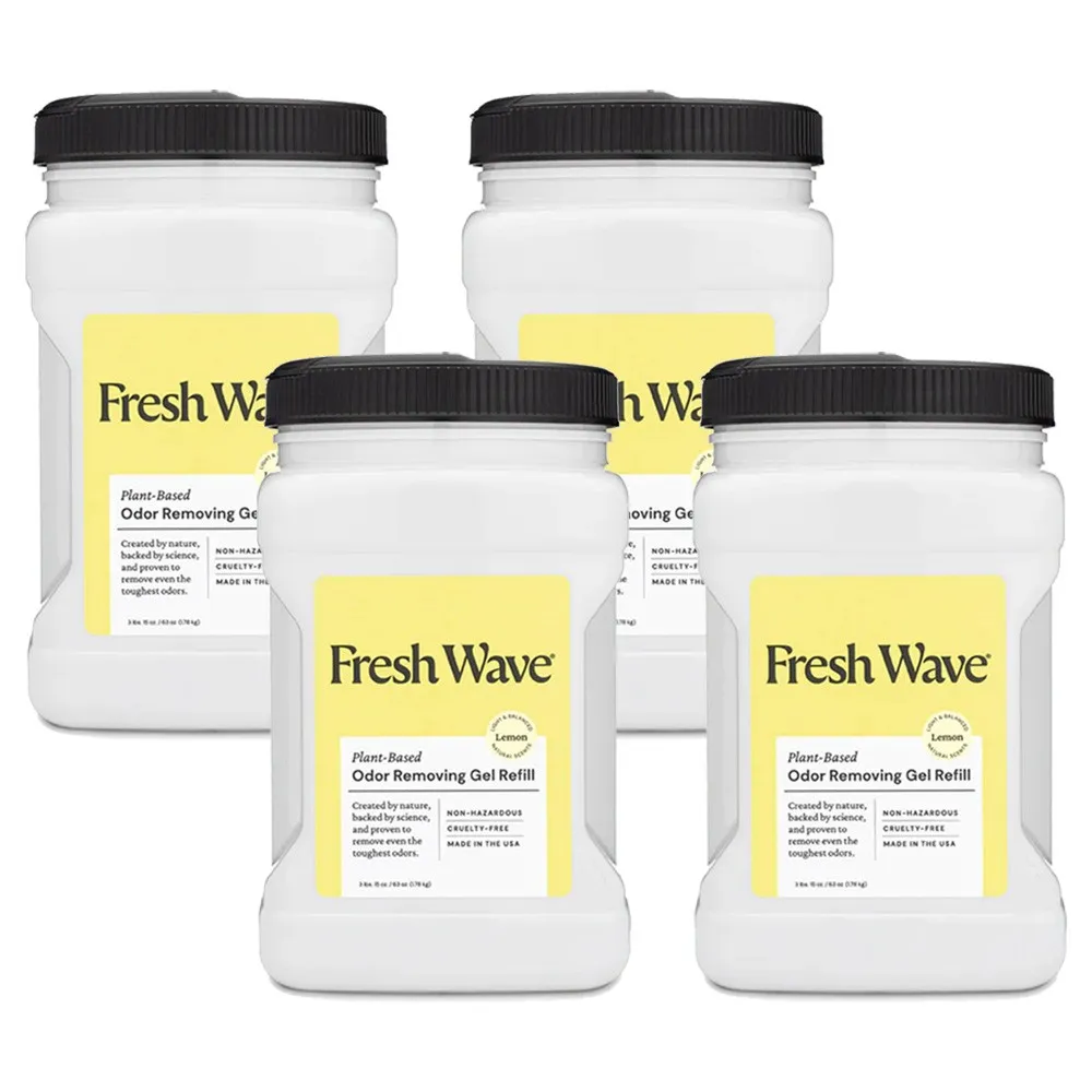 FreshWave 프레쉬웨이브 실내탈취제 집안냄새제거 Lemon 780g 리필 4개 | 상품 상세 | 크로켓