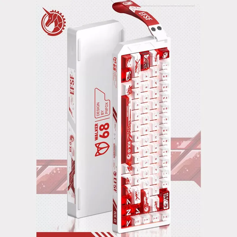PIIFOX WALKER 68 만자옥축 유선 게임 알루미윰 합금 키보드 | 크로켓