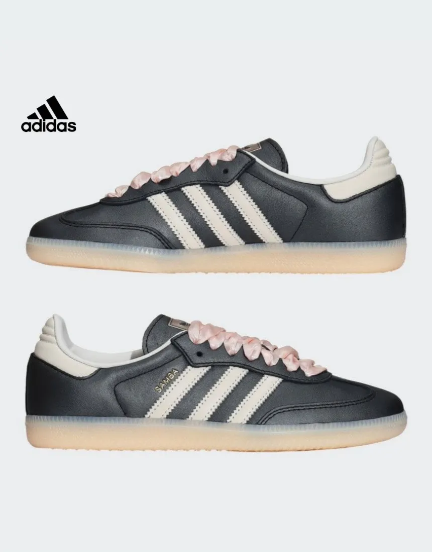 아디다스 adidas 오리지널 삼바 OG 블랙 리본 레이스 IH8047 | 크로켓