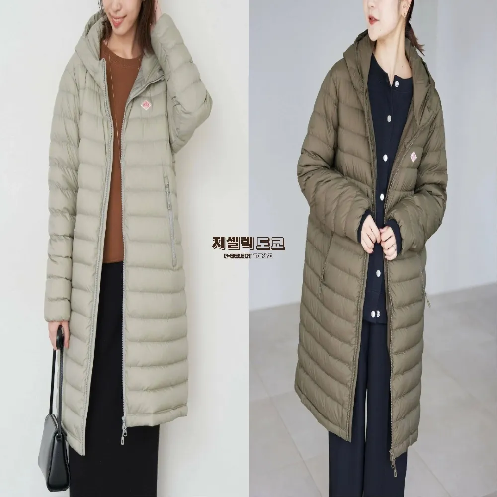 단톤 24FW 여성 미들 다운 롱 후드 코트 패딩 다운 자켓 2컬러 DT-A0566 | 상품 상세 | 크로켓