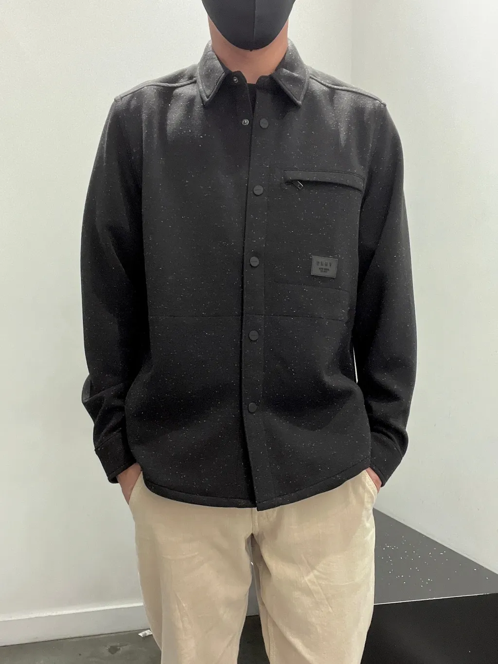 DKNY 남성 23FW 트위드 포켓 셔츠 자켓 | 크로켓