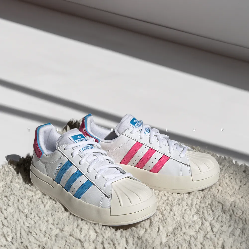 아디다스 여성 슈퍼스타 아윤 핑크 블루 HP9582 | 상품 상세 | 크로켓