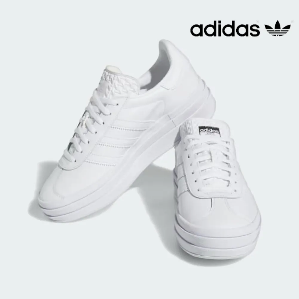 아디다스 우먼스 가젤 볼드 트리플 화이트 IE5130 | 크로켓