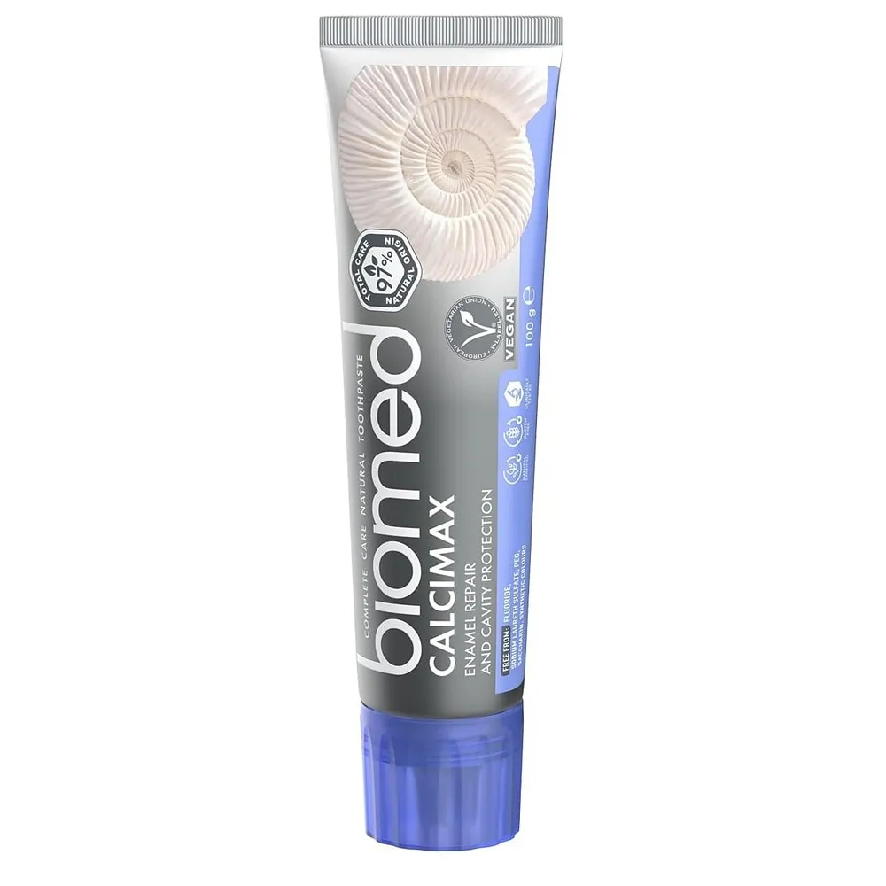 바이오메드 칼시맥스 97% 치약 100g 2팩 Biomed Calcimax 97% Natural Toothpaste Enamel ...