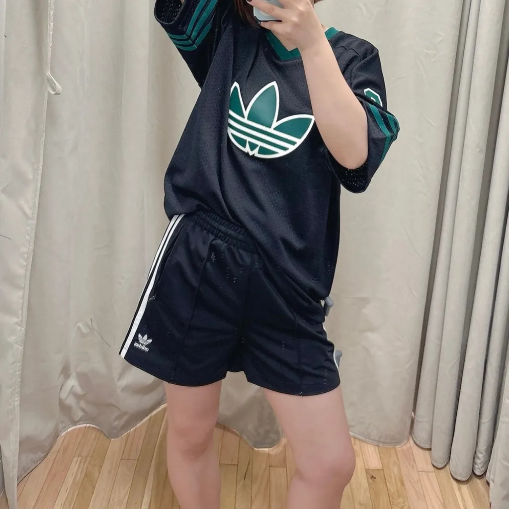 아디다스 우먼즈 파이어버드 쇼츠 팬츠 3S 삼선 반바지 블랙 IU2425 | 크로켓