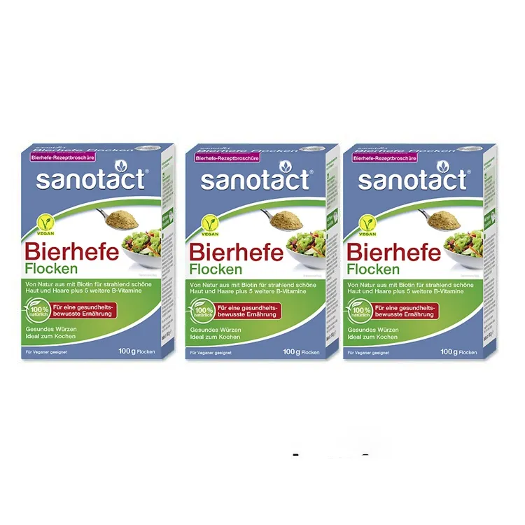 독일정품 자노탁트 맥주효모 비어헤페 분말 100g x3개 Sanotact Bierhefe Flocken | 크로켓