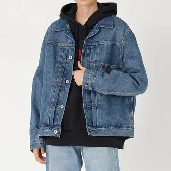 리바이스 타입 I 트러커 데님 자켓 미디엄인디고 STONEWASH A31740004-003-y GF4621 | 상품 상세 | 크로켓