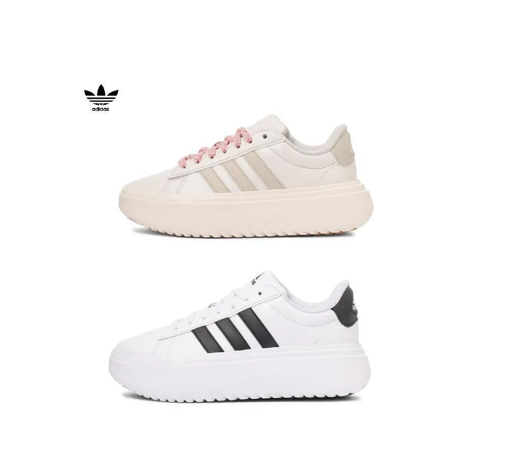 아디다스 그랜드 코트 플랫폼 키높이 베이지IE1094 화이트 IE1092 | 크로켓