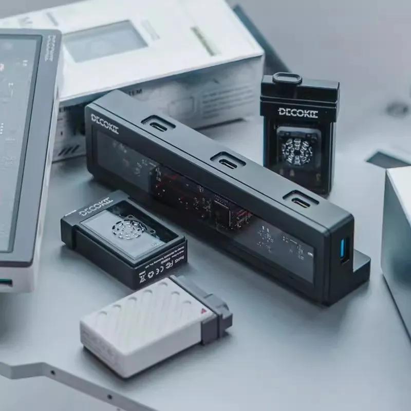 DECOKEE DK USB HUB M.2 포트 고속 USB 확장 도크 CNC 케이스 | 상품 상세 | 크로켓
