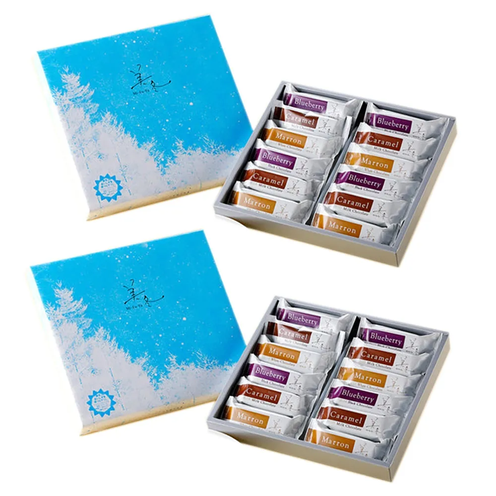 ISHIYA Mifuyu 이시야 미후유 초콜릿 블루베리 캬라멜 마롱 12입 2팩 | 크로켓