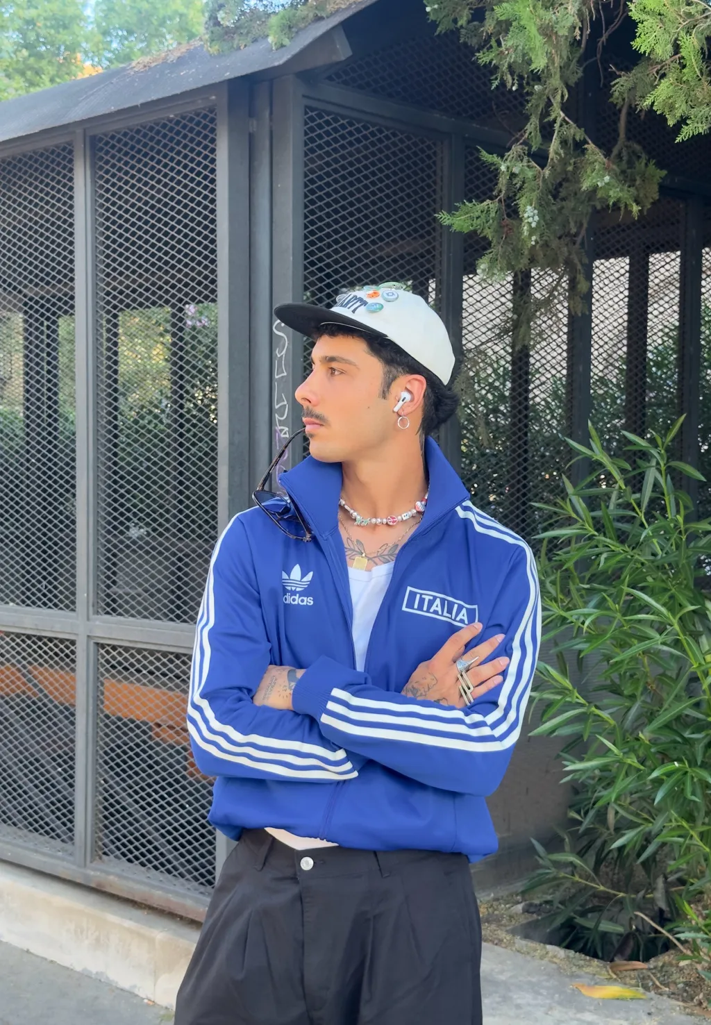 아디다스 팀 이탈리아 베켄바우어 트랙탑 져지 자켓 블루 IU2122 | 크로켓