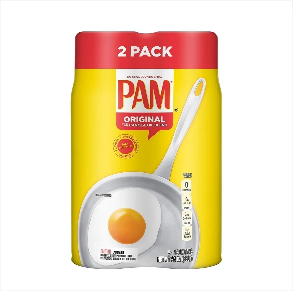 [리뷰 1천개 돌파] 팜 오리지날 쿠킹 스프레이 340g x2개 / 제로 칼로리 팜 오리지널 쿠킹 오일 스프레이 340g x2개 PAM | 크로켓