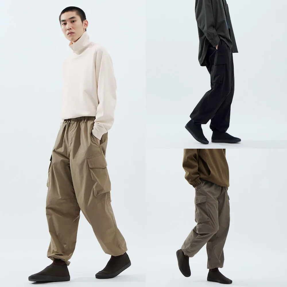 유니클로 U 23FW 남성 와이드핏 카고 팬츠 3색상 | 크로켓