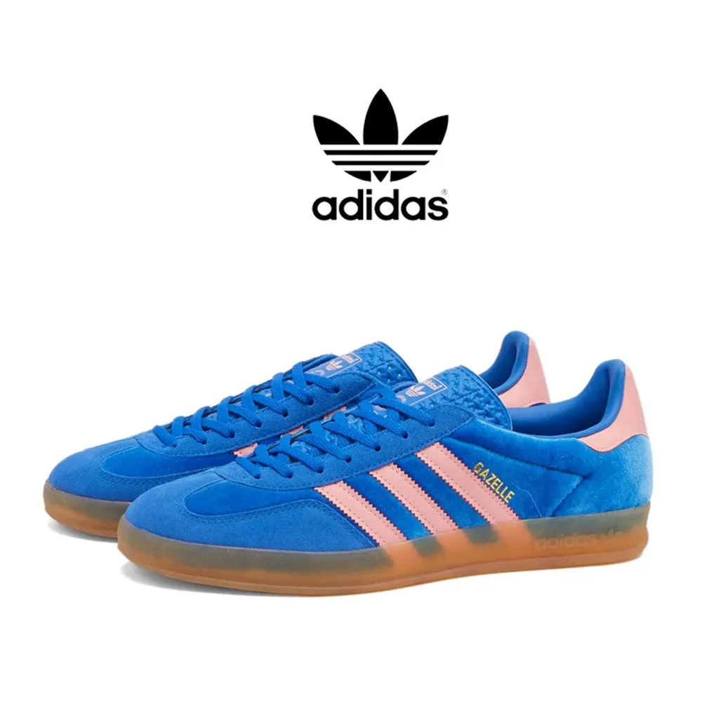 아디다스 가젤 인도어 W 블루 세미핑크 스파크 검3 운동화 IG6785 | 상품 상세 | 크로켓