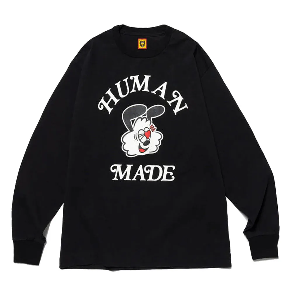휴먼메이드 GDC 걸스 돈 크라이 화이트데이 롱슬리브 티셔츠 블랙 HM-992 | 크로켓
