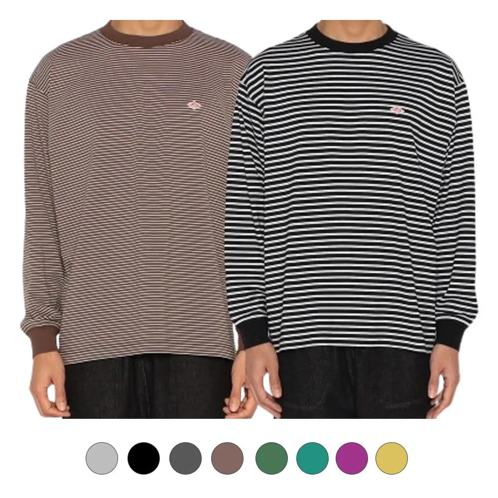 단톤 DANTON 맨즈 롱 슬리브 스트라이프 티셔츠 8컬러 DT-C0200 TCB-ST DNB242M103-0007 | 상품 ...