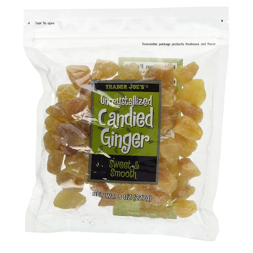 트레이더 조 진저 스윗 앤 스무스 설탕 절임 227g 4팩 Trader Joe's Uncrystallized Candied ...