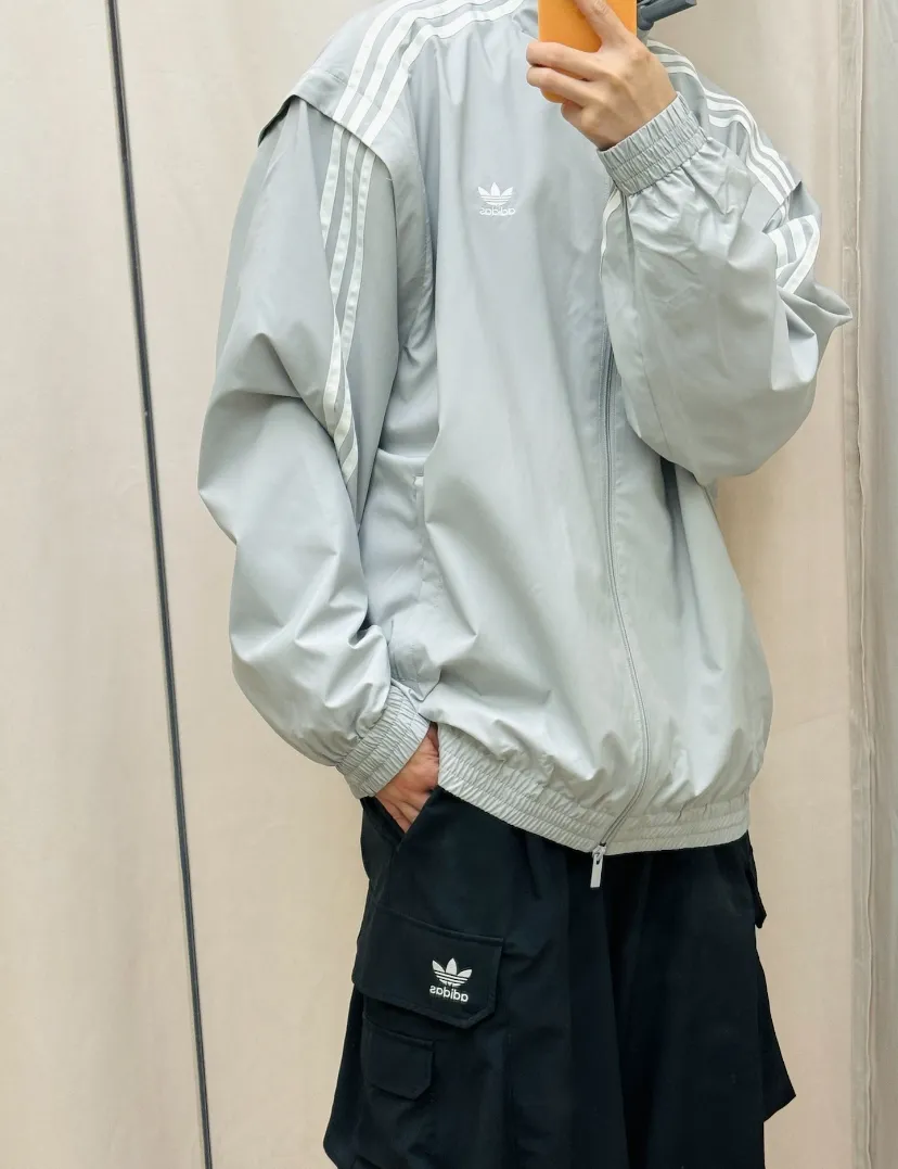 [무료배송]아디다스 우먼스 ADILENIUM 아딜레니엄2 오버사이즈 트랙 탑 트레이닝 져지 그레이 JM9253 | 상품 상세 | 크로켓