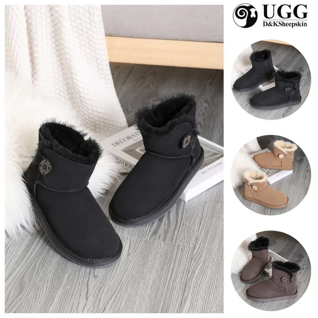UGG 양털 남녀 부츠 에버 클래식 호주 미니 버튼 어그 3컬러 AS 15702 | 크로켓