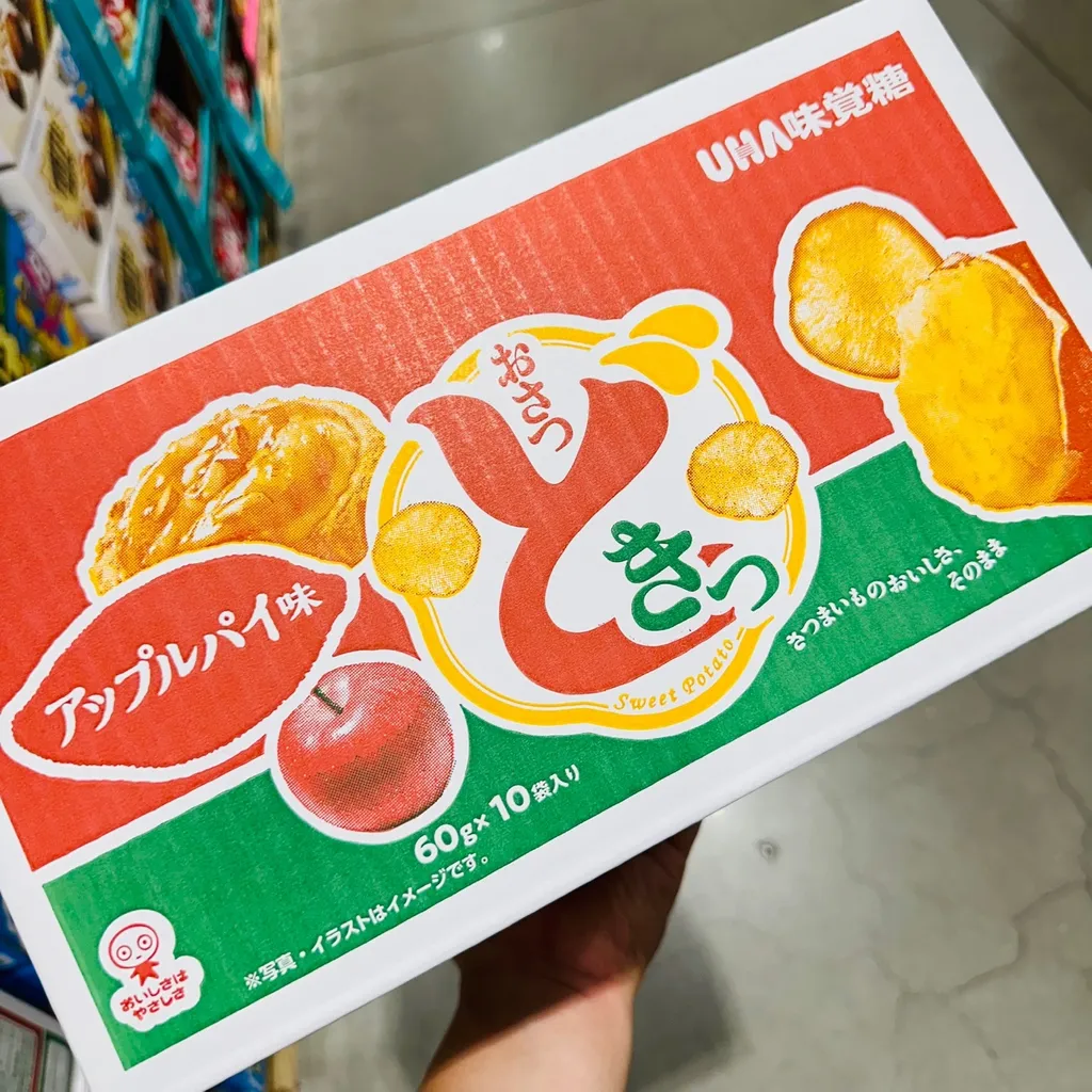 UHA 미각당 오사츠도킷 고구마칩 애플파이맛 60gX10개입 일본 간식 | 크로켓