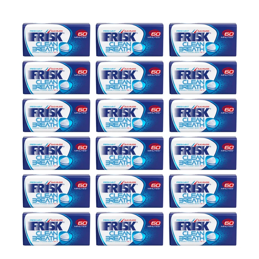 프리스크 크라시에 클린 브레스 프레쉬 민트 사탕 35g 18개입 Frisk Kracie clean breath fresh ...