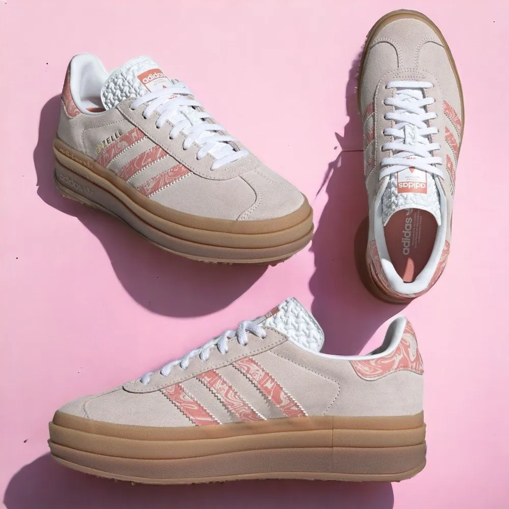 아디다스 우먼즈 가젤 볼드 핑크 퍼티 모브 ID3739 | 크로켓